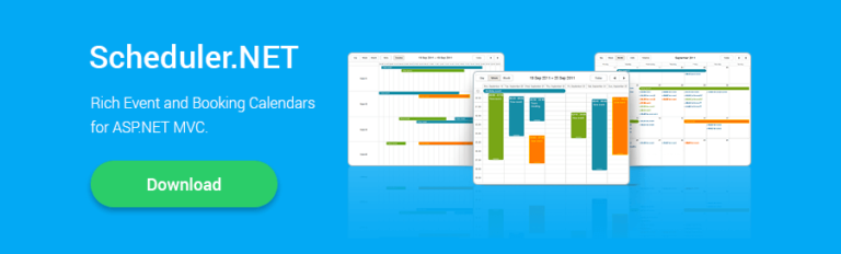 Build Room Booking System with dhtmlxScheduler (for ASP.NET MVC)