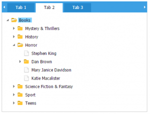 Loading Content into Tabs on Demand - DHTMLX Features