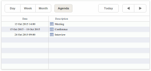 Different Views of dhtmlxScheduler - JavaScript Scheduling Calendar
