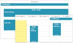 Different Views of dhtmlxScheduler - JavaScript Scheduling Calendar