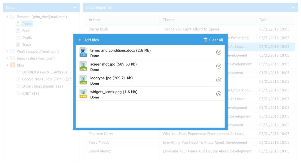 Dhtmlxvault When And How To Use Javascript File Upload Component