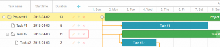 How To Add Custom Elements Into The Grid Of Javascript Gantt Dhtmlx Video Tutorial