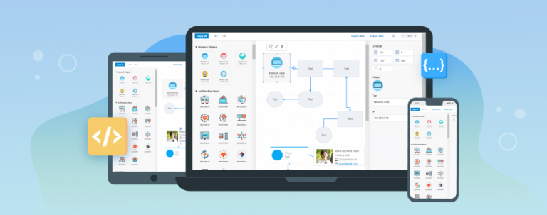 DHTMLX Diagram 4.2: Touch Support, Default Settings for Connector Line