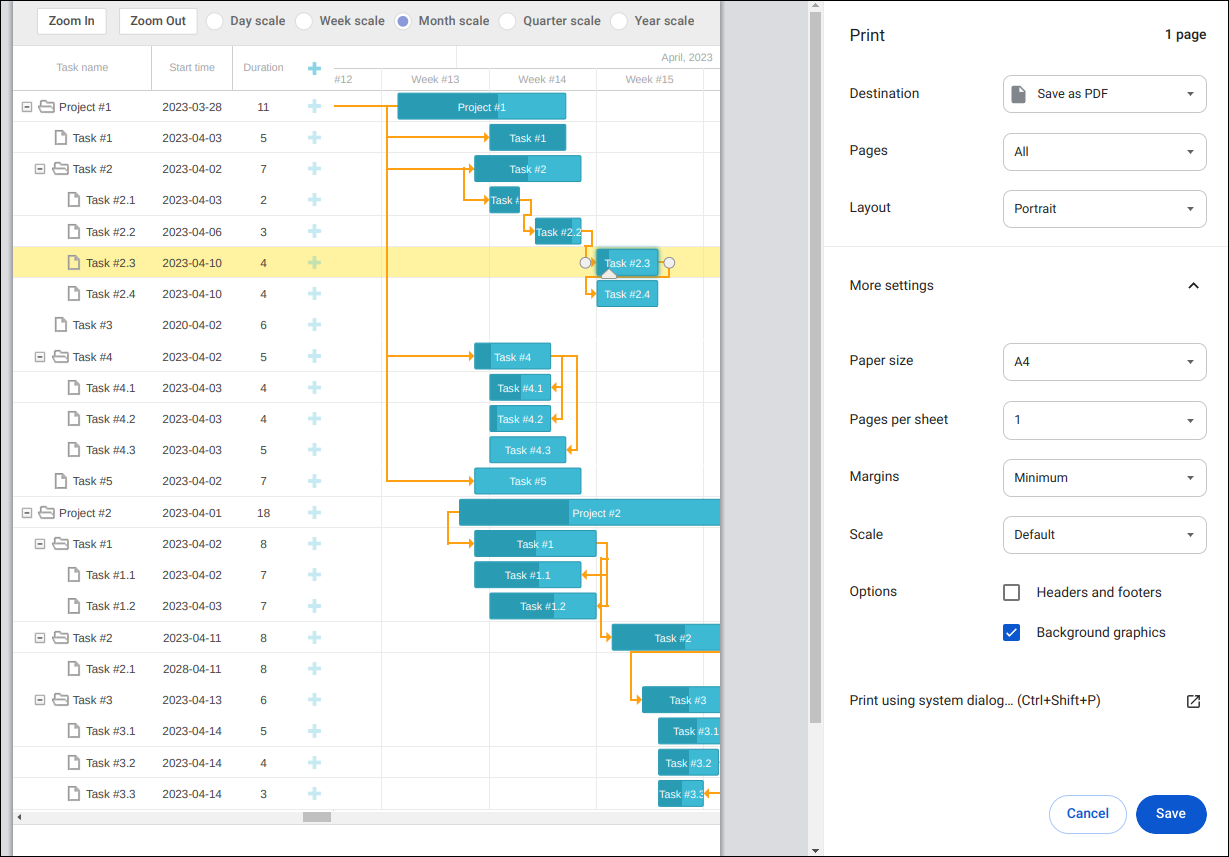 Maintenance Release: PDF Export Module Update for Gantt and Scheduler,