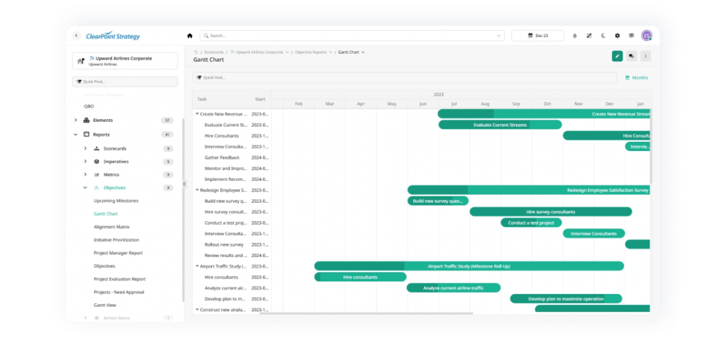 Customer Spotlight: DHTMLX Gantt for ClearPoint Strategy