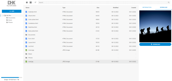 Javascript Datagrid Datatable Ui Widget Dhtmlx Grid