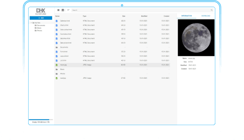 JavaScript File Upload Library DHTMLX Vault